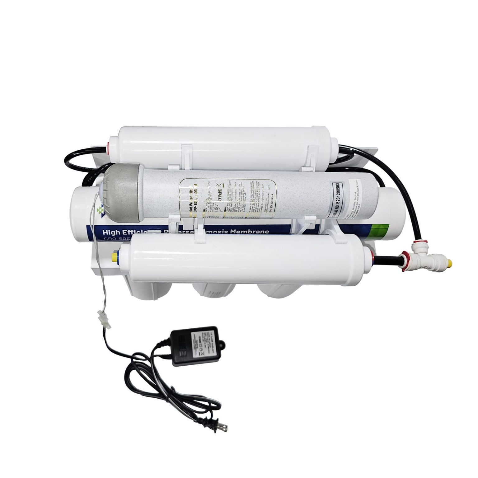 GRO 6-Stage-UV Reverse Osmosis Installation Kit with Pentair 50 GPD ...